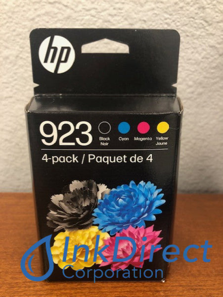 HP 6C3Y6LN 923 Ink Jet Cartridge Black Cyan Magenta Yellow OfficeJet Pro 8135e 8139e – Ink ...