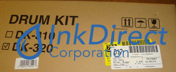 Genuine Kyocera Mita 302J393033 DK-320 DK320 Drum Kit Black – Ink ...