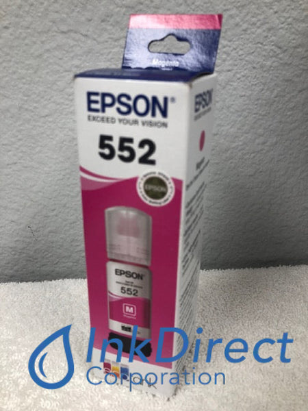 Genuine Epson T552320 T552320-S Epson 552 Ink Bottle Magenta ET8500 ...