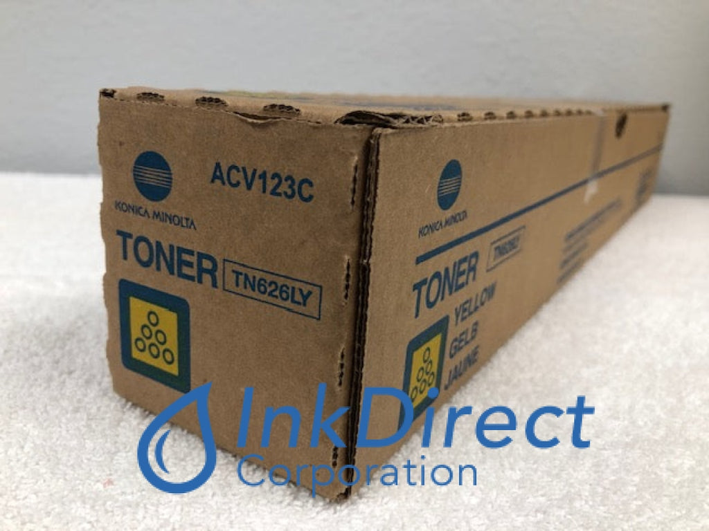 Genuine Konica Minolta ACV123C TN-626LY TN626LY Toner Cartridge Yellow ...