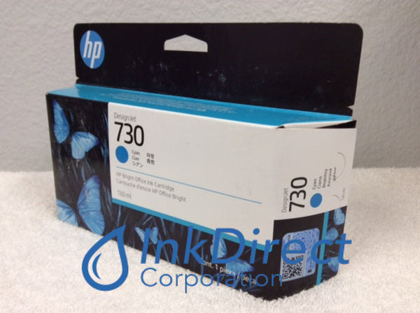 HP P2V62A HP 730 Ink Jet Cartridge Cyan DesignJet T1700 T1600 T2600 ...