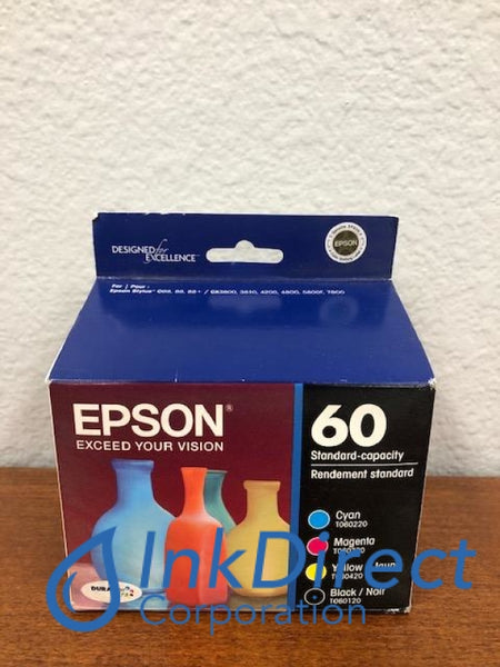 Expired) Epson T060120BCS T060120 - BCS Epson 60 (1B/1C/1M/1Y) Ink Jet ...