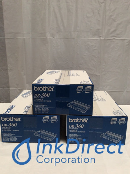 Genuine Brother DR360 DR-360 Drum Unit Black ( lot of 3 ) DCP 7030 704 ...