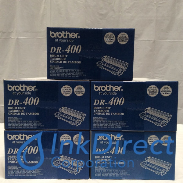 Genuine Brother DR400 DR-400 Drum Unit Black ( lot of 5 ) – Ink Direct ...