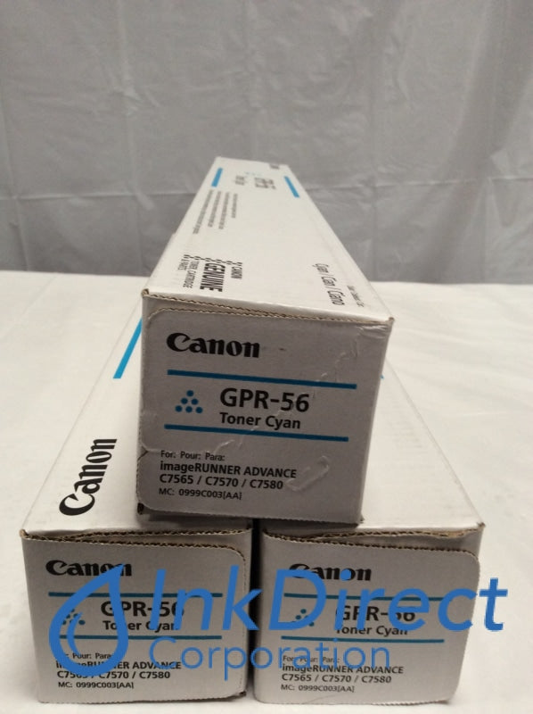 Genuine Canon 0999C003AA 0999C003 GPR-56 GPR56 Toner Cartridge Cyan ...