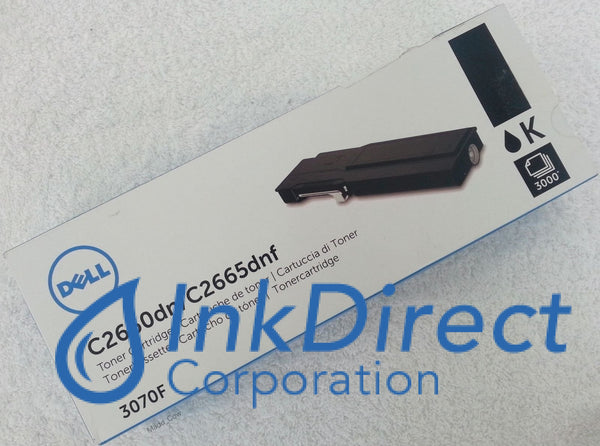 Genuine Dell 593-BBBM KWJ3T C2660 Toner Cartridge Black – Ink Direct ...