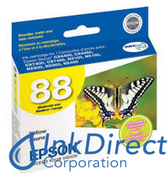 Genuine Epson T088420 Epson 88 Ink Jet Cartridge Yellow – Ink Direct ...