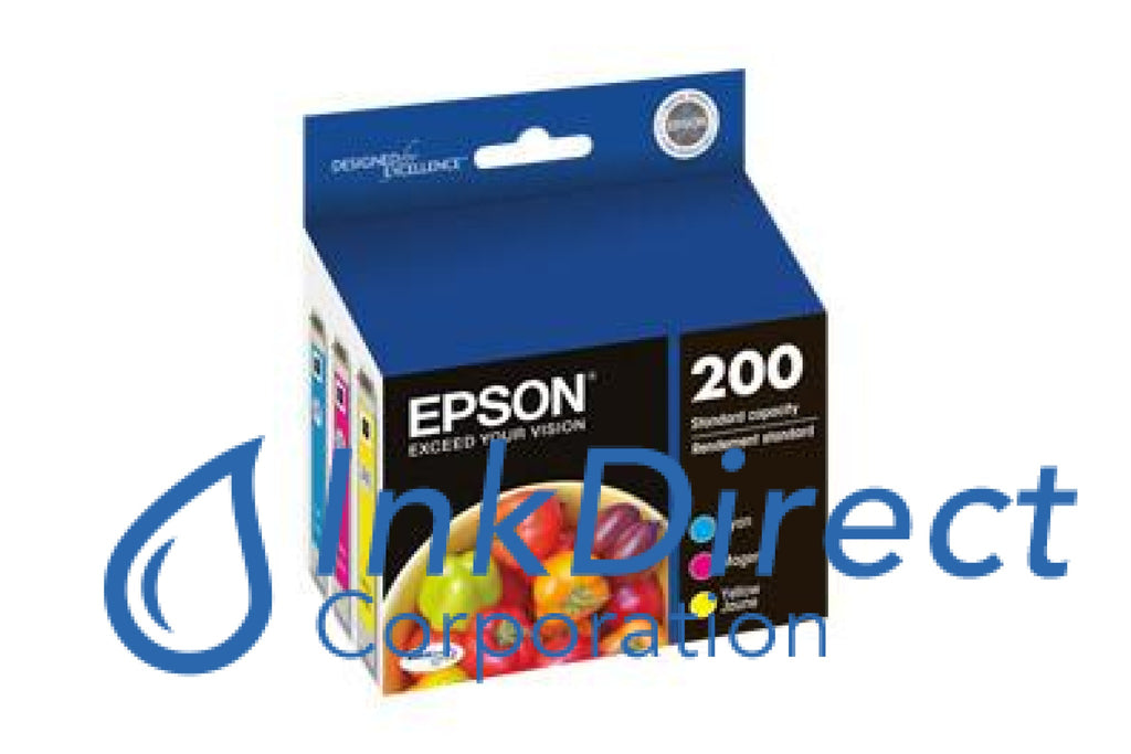 Genuine Epson T200520 T200 CMY Ink Jet Cartridge Cyan Magenta Yellow ...