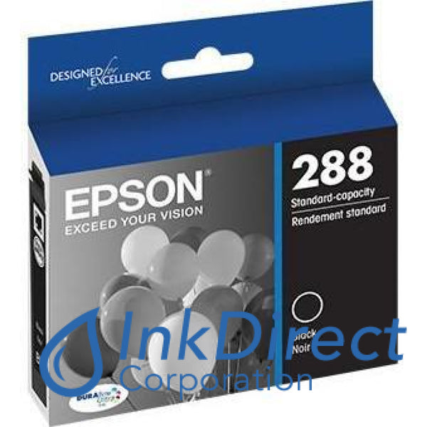 Genuine Epson T288120 T288 Ink Jet Cartridge Black – Ink Direct Corporation