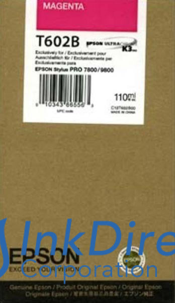Genuine Epson T602B00 T602B Ink Jet Cartridge Magenta – Ink Direct ...