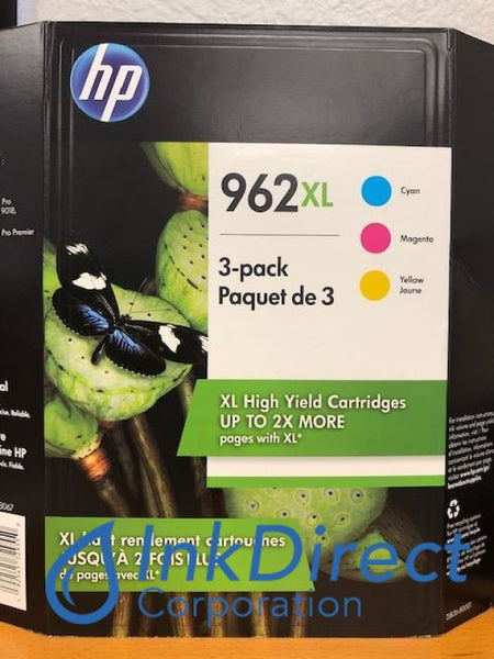 HP 3JB36BN HP 962XL Ink Jet Cartridge Cyan Magenta Yellow ( 3JA00AN ...