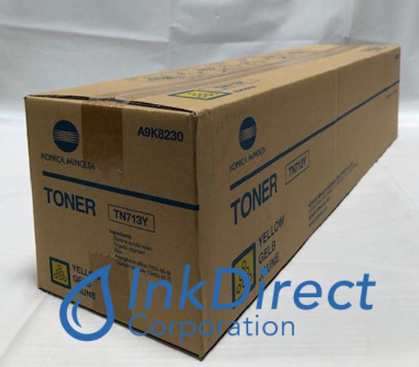 Genuine Konica Minolta A9K8230 TN-713Y TN713Y Toner Cartridge Yellow ...