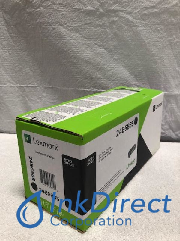 Genuine Lexmark 24B6885 Toner Cartridge Black M1246 XM1242 – Ink Direct ...