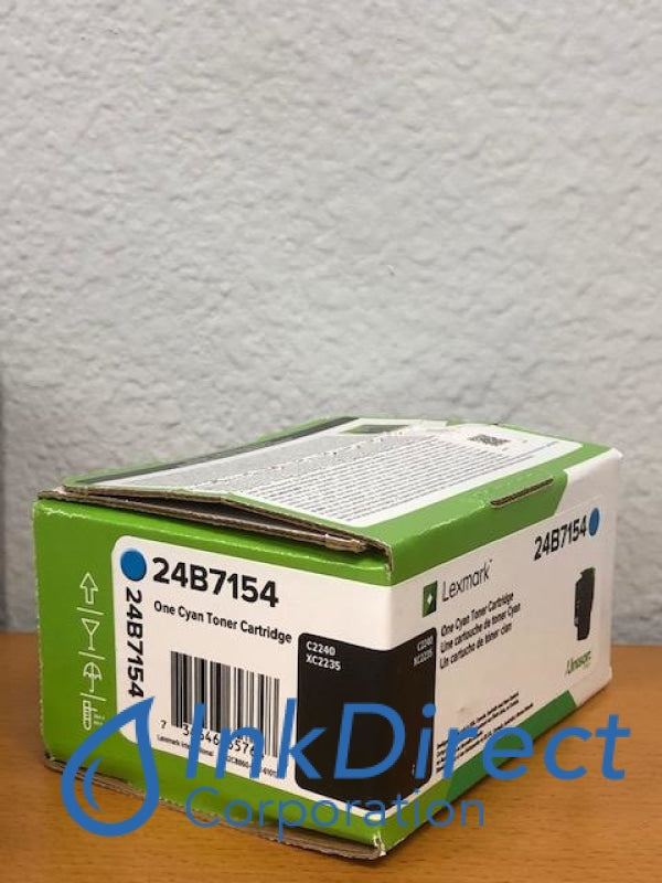 Genuine Lexmark 24B7154 Toner Cartridge Cyan C2240 XC2235 – Ink Direct ...