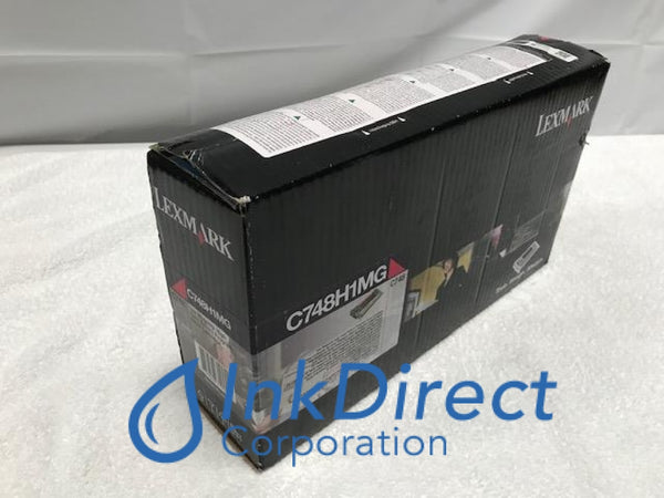 Genuine Lexmark C748H1MG Return Program Toner Cartridge Magenta C748DE ...