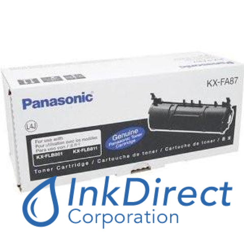 Genuine Panasonic KXFA87 KX-FA87 Toner Cartridge Black – Ink Direct ...
