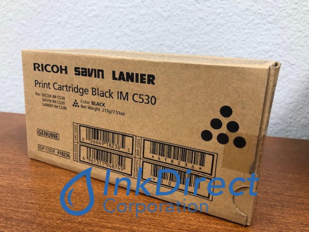 Genuine Ricoh Savin Lanier 418236 IM C530 Toner Cartridge Black – Ink Direct Corporation