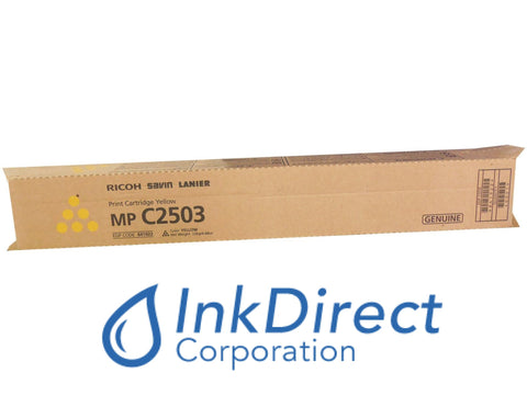 Genuine Ricoh Savin Lanier 841922 MP C2503 Print Cartridge Yellow – Ink Direct Corporation