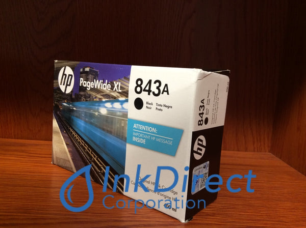HP C1Q57A 843A Ink Jet Cartridge Black PageWide XL 4000 MFP4500 MFP ...
