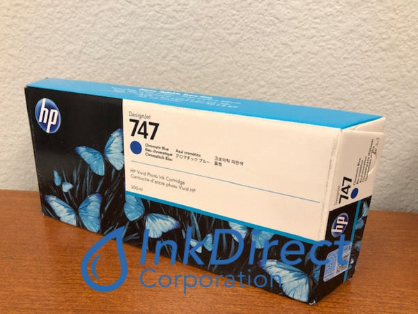 HP P2V85A HP 747 Ink Jet Cartridge Chromatic Blue – Ink Direct Corporation