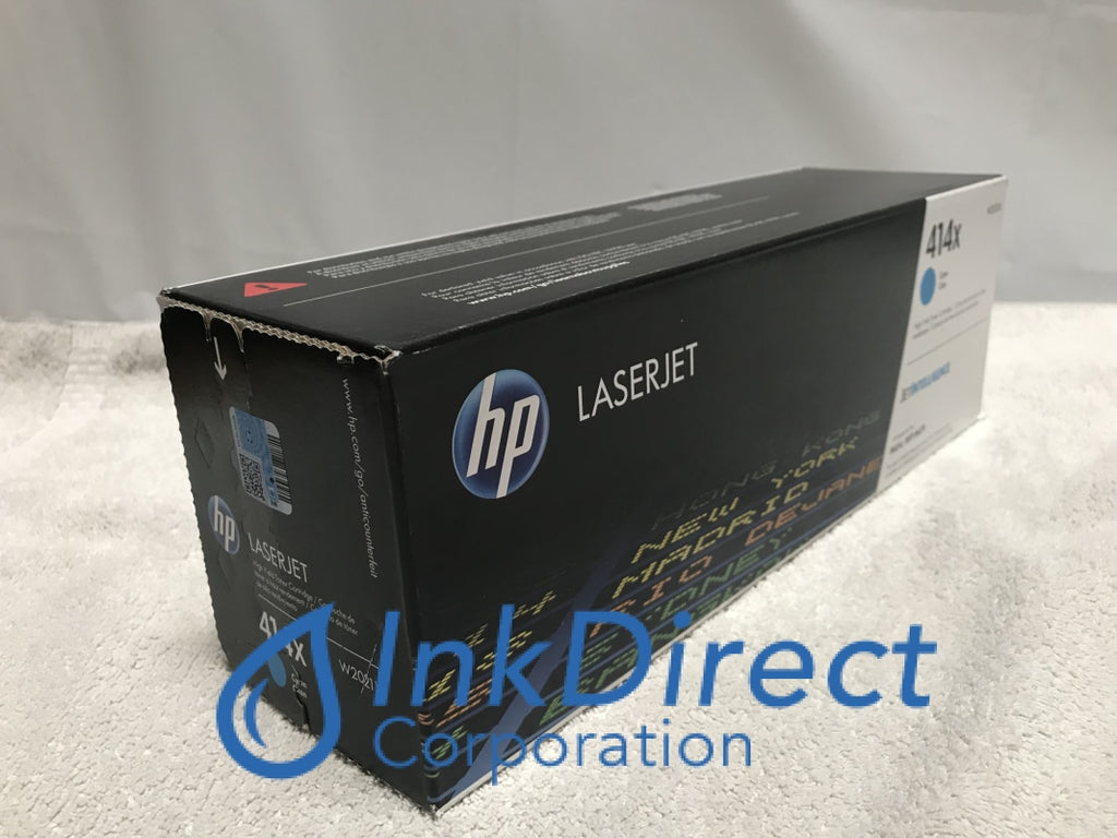 HP W2021X ( HP 414X ) Toner Cartridge Cyan LaserJet Pro M454 MFP M479 ...