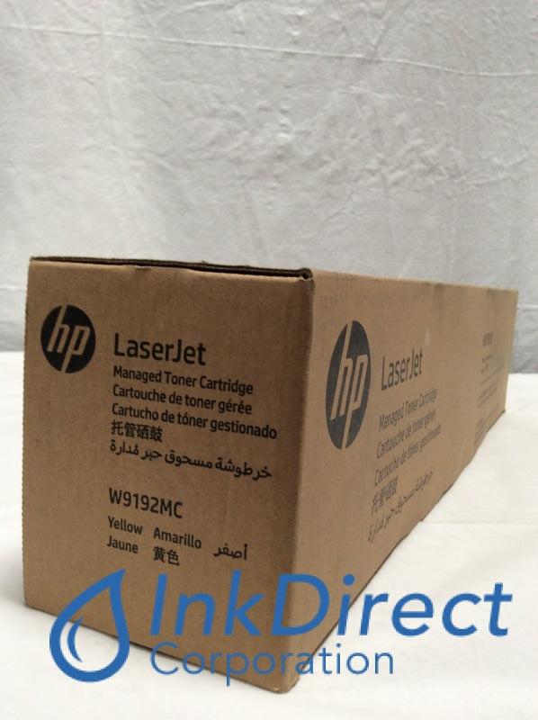HP W9192MC Toner Cartridge Yellow LaserJet Managed MFP E77822 E77825 ...